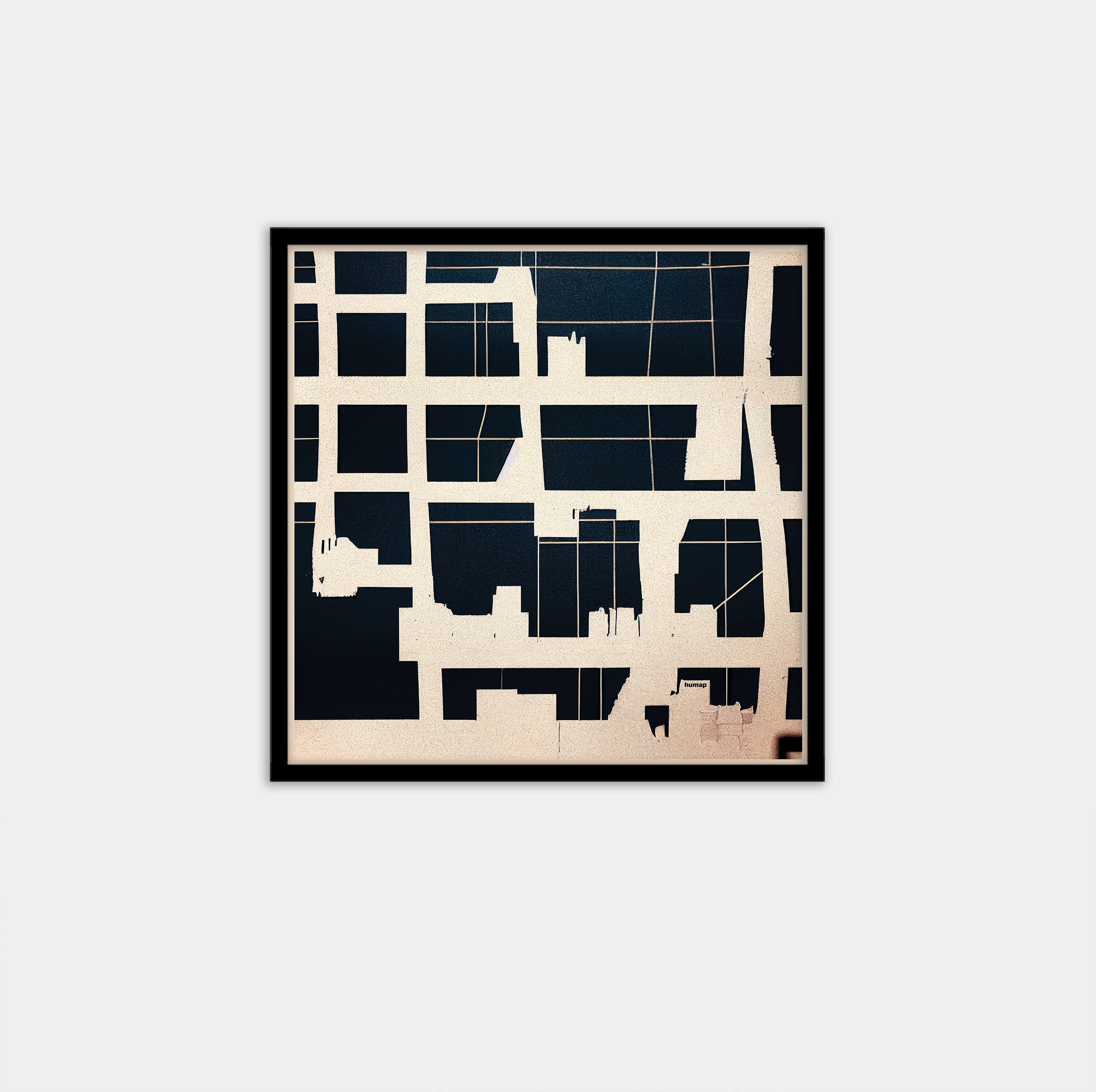 Abstract Map Abstract City Map Colorful Map Art Print City Map Abstract ...