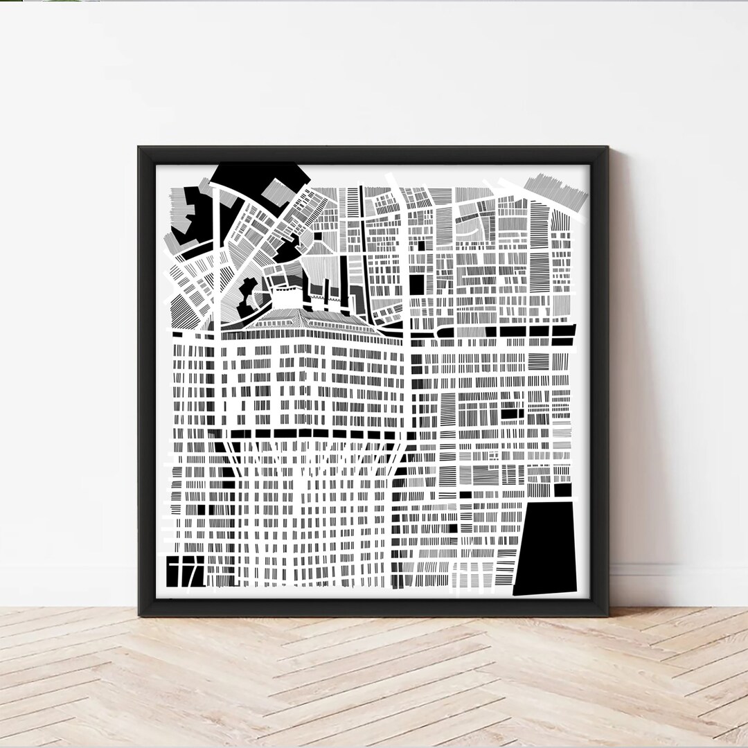 Milan Map | Abstract City Map | City Map Illustration | Art Print ...