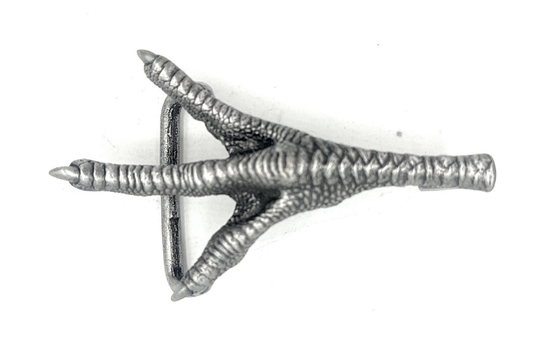 Handcrafted Pewter Turkey Foot Belt Buckle - USA Made - Etsy
