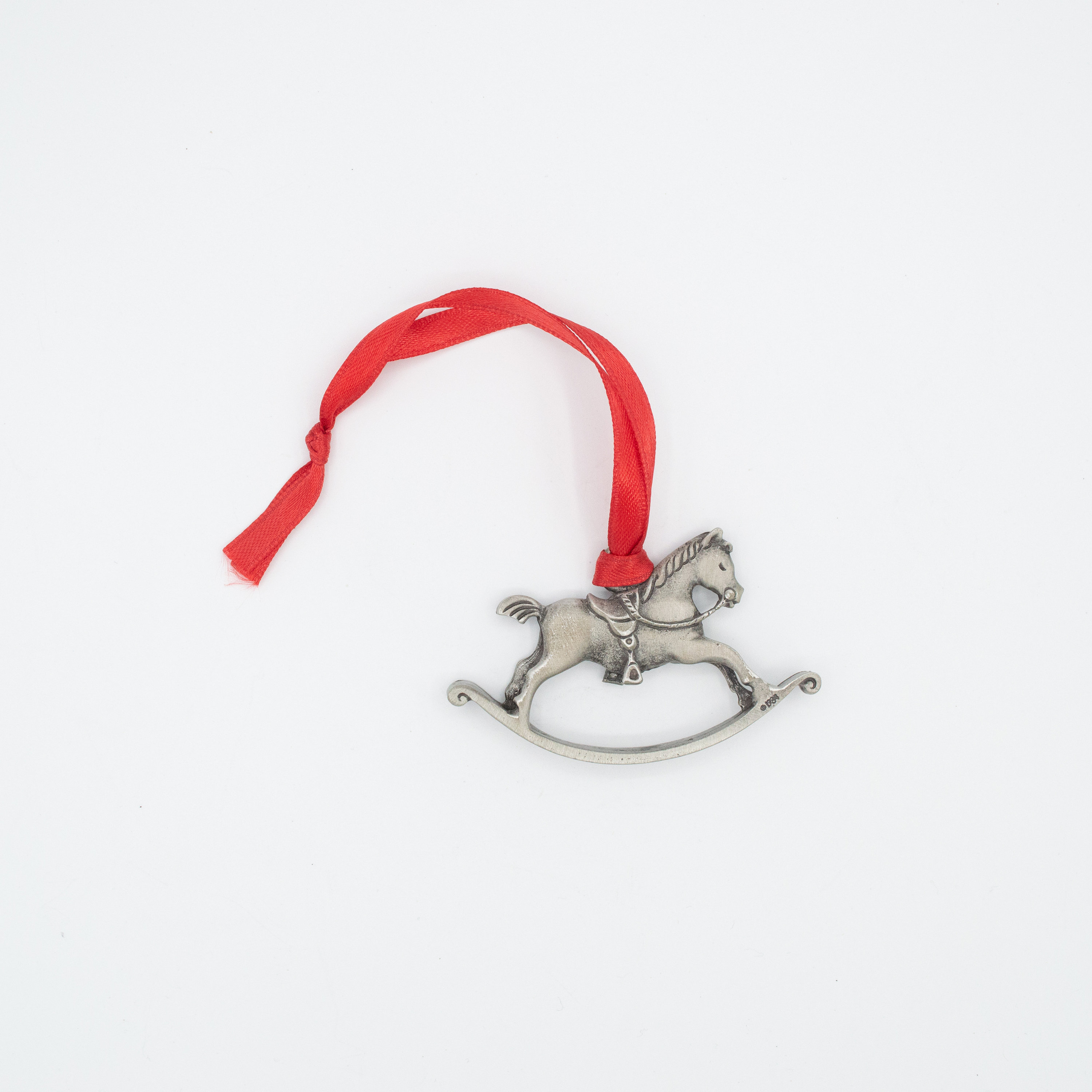 Handcrafted Pewter Rocking Horse Christmas Ornament - Satin Finish - Etsy