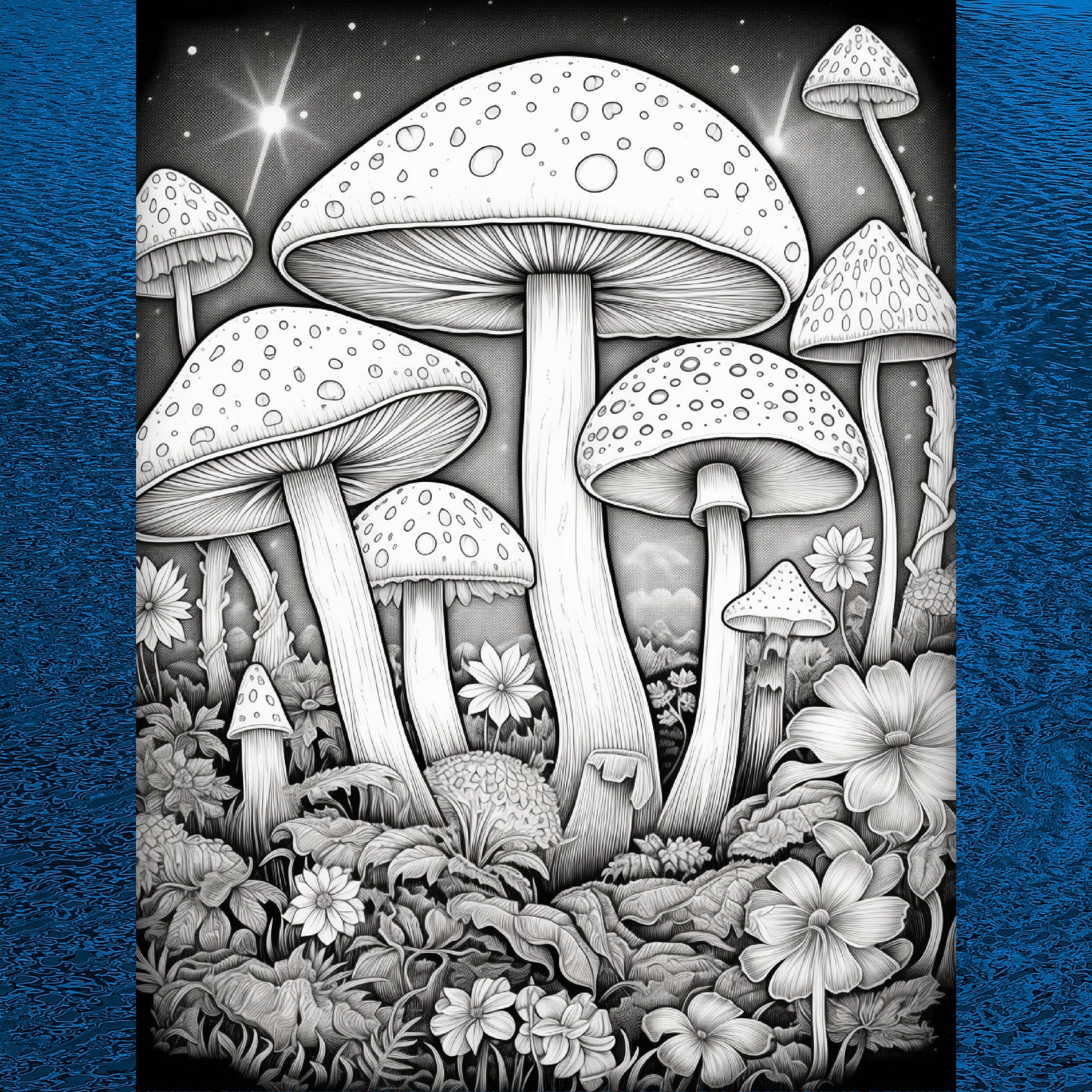 Adult Coloring Book, Grayscale Coloring Pages, Printable Adult Coloring ...