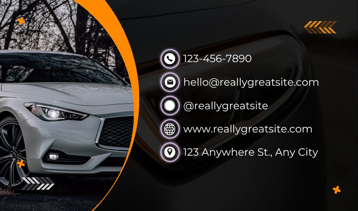 Car Rental Business Card | Luxury Business Card | Business Card ...