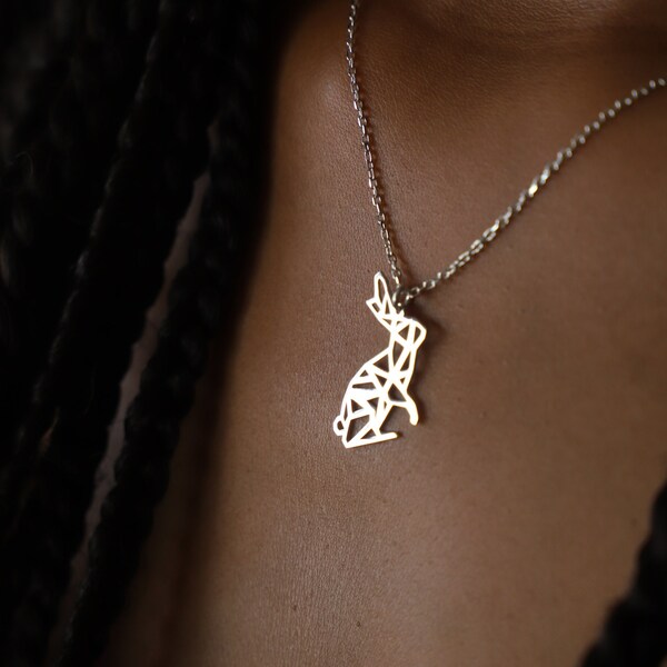 Geometric Rabbit - Etsy