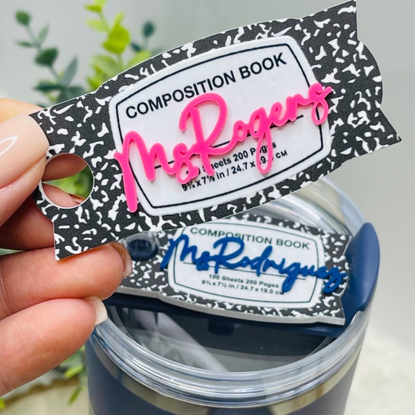 Composition Name Plates - Etsy