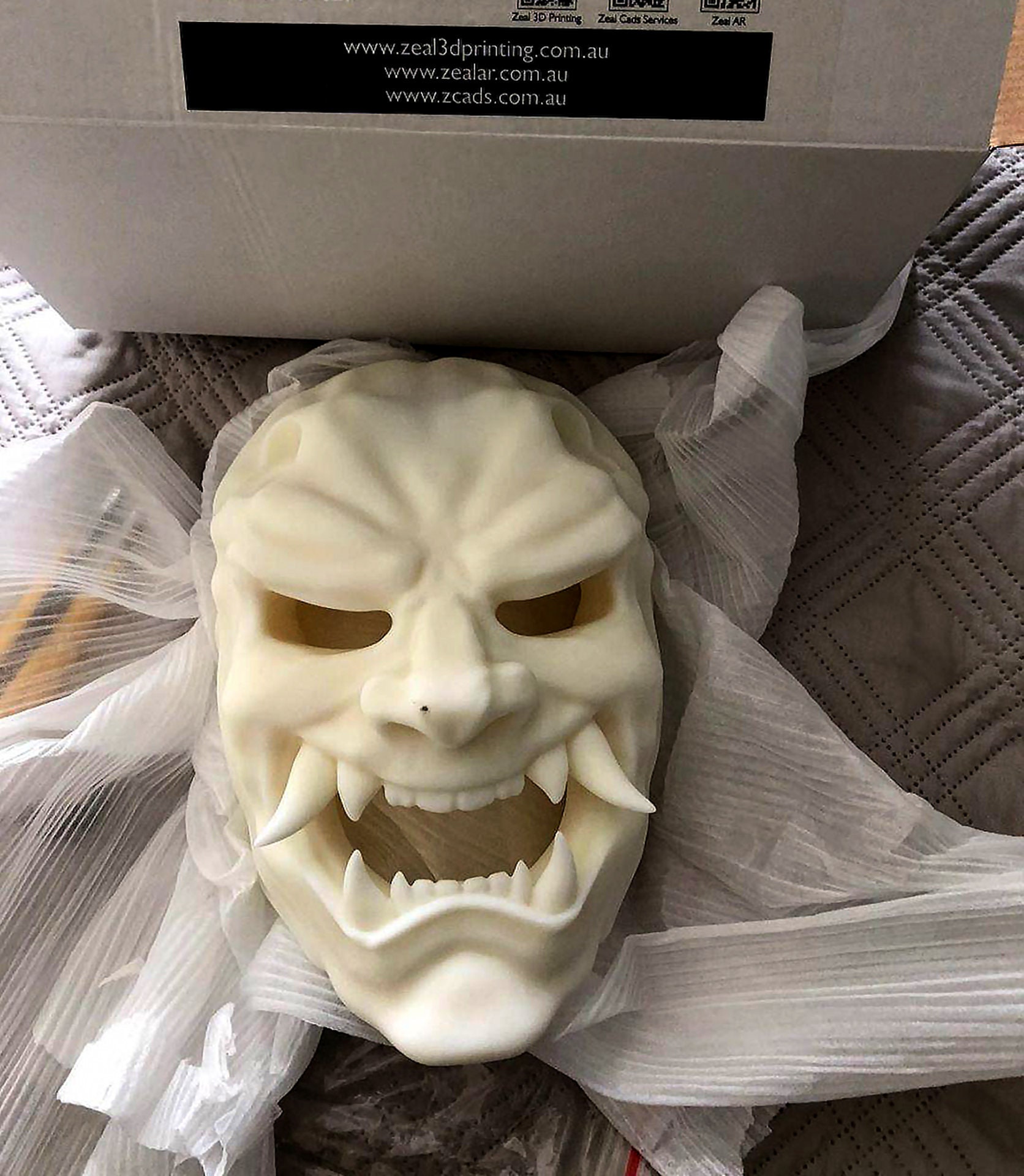 Oni Mask, Traditional Japanese Demon Mask, Wearable - Etsy