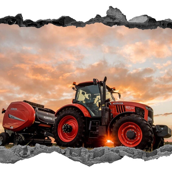 Tractor Wall Decal - Etsy UK