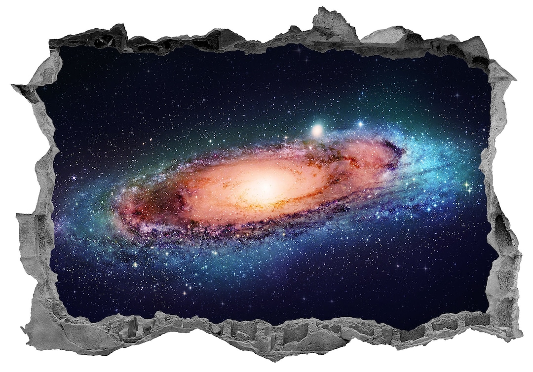 Space Galaxy Nebula Wall Decor Solar System Stickers Decals - Etsy