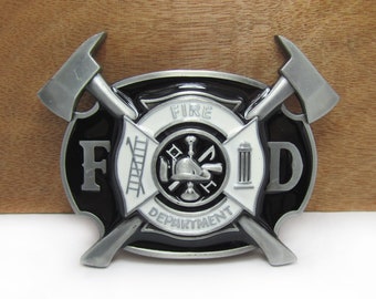 Fire Department Belt Buckle - Etsy