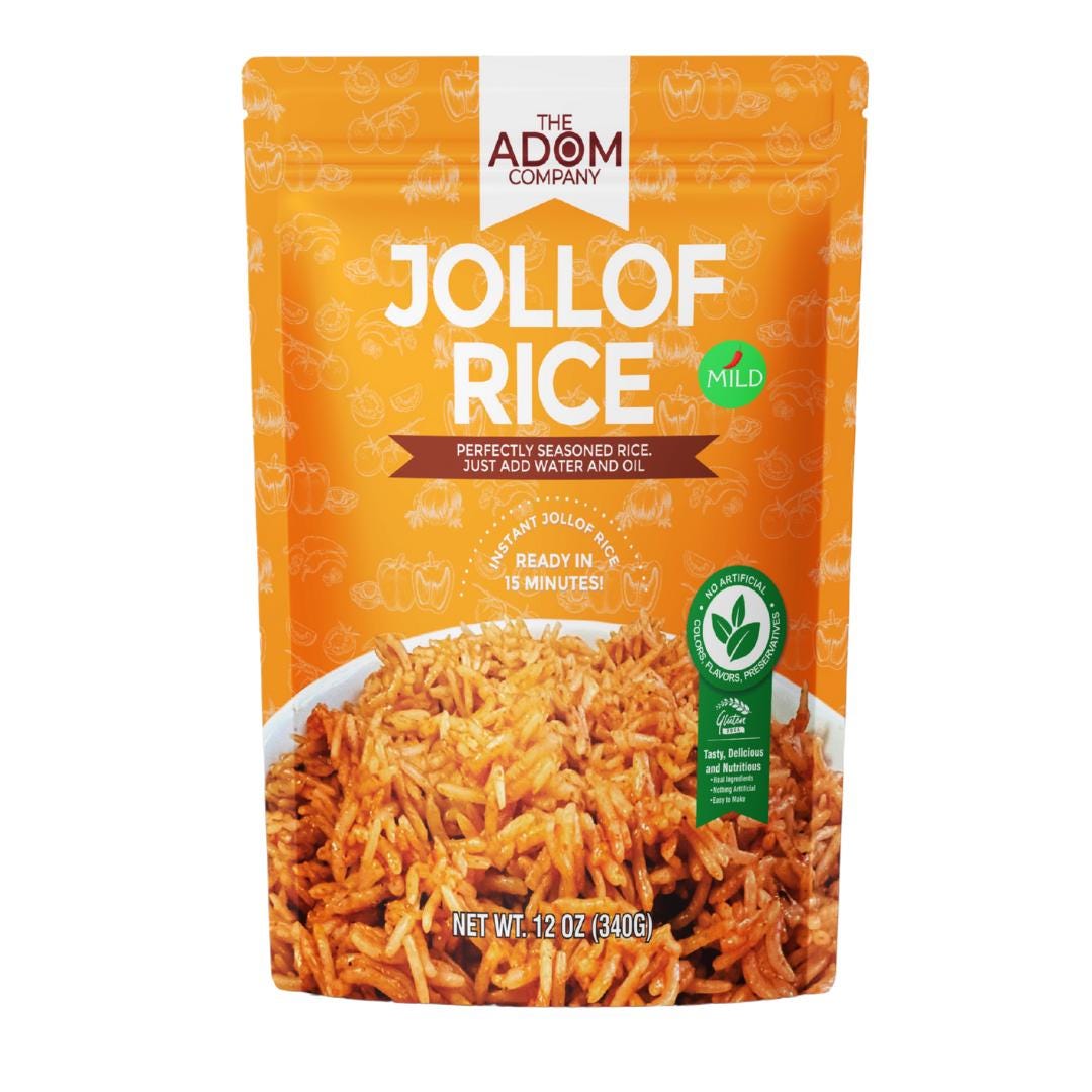 Seasoned Jollof Rice Mix: Ready-to-cook Nigerian Meal, West African ...