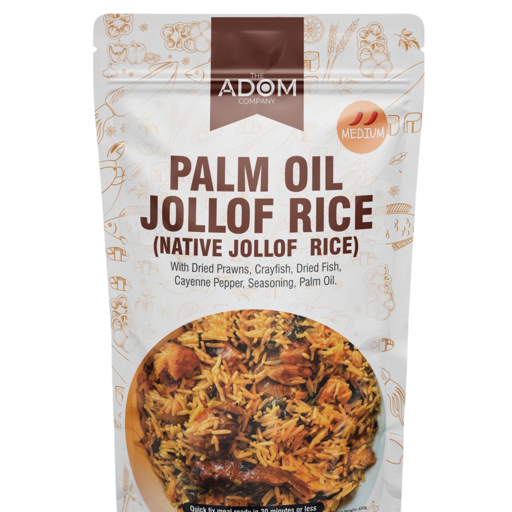 Native Jollof Rice| Palm Oil Rice | Ready to Cook Meal| Jollof Rice ...