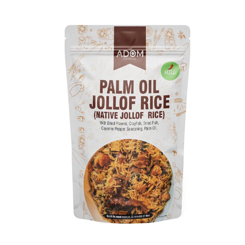 Native Jollof Rice| Palm Oil Rice | Ready to Cook Meal| Jollof Rice ...
