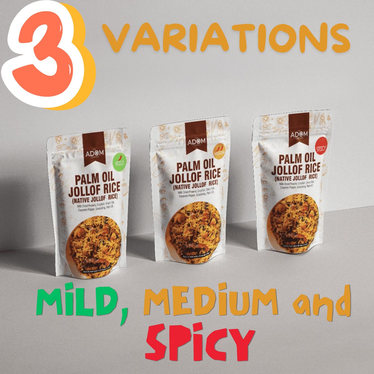 Native Jollof Rice| Palm Oil Rice | Ready to Cook Meal| Jollof Rice ...