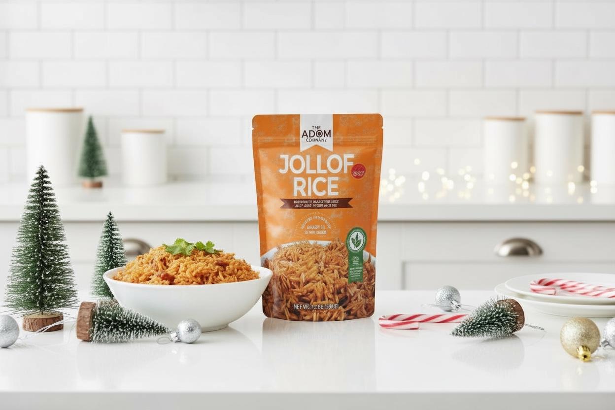 Seasoned Jollof Rice Mix: Ready-to-cook Nigerian Meal, West African ...