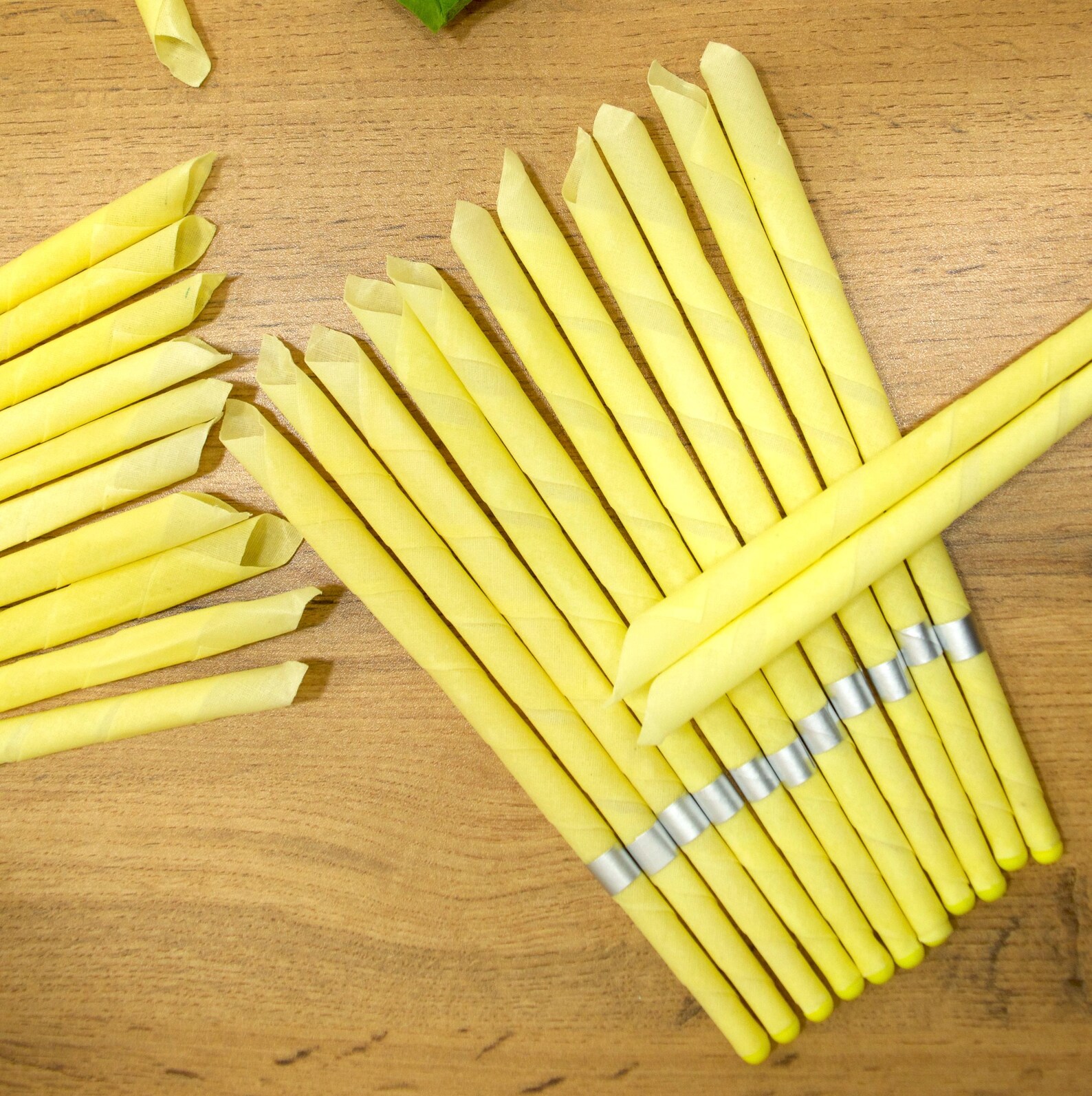 Set of 100 Handcrafted Beeswax Ear Candles for Relaxation and Wellness ...