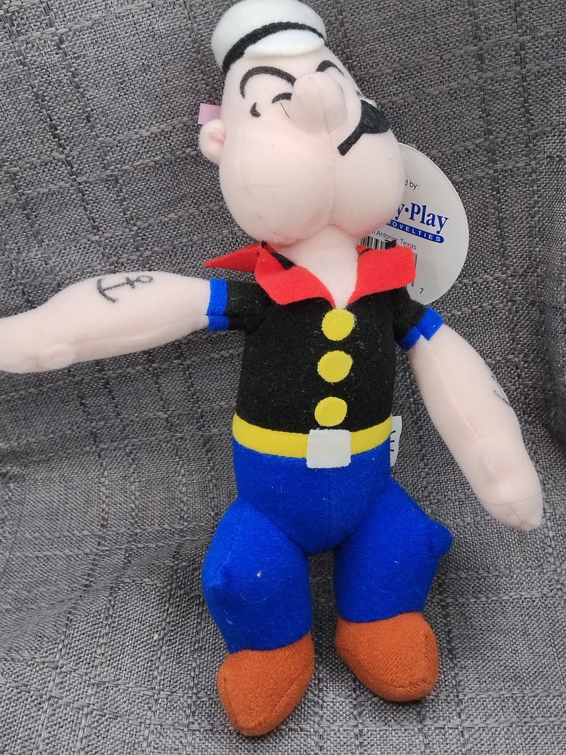 Popeye Plush Toy - Etsy