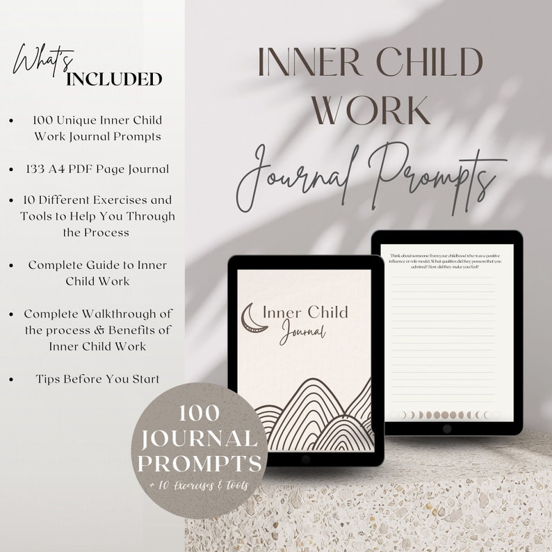 Inner Child Work Journal Prompts for Inner Child Healing for Blocked ...