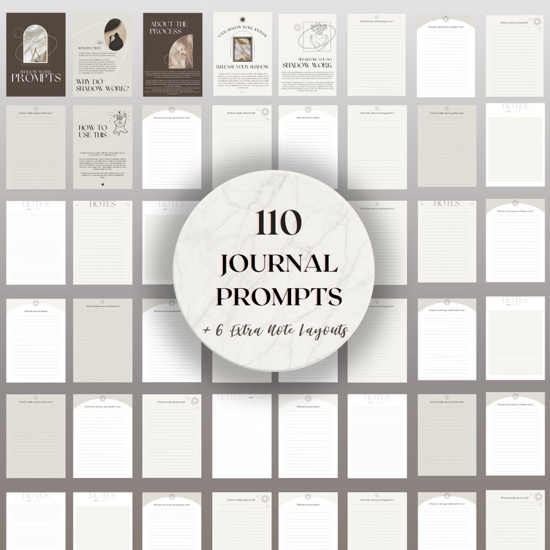 Shadow Work Journal Prompts for Mental Health Printable Shadow Work ...