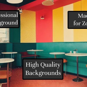 Coffee Shop Zoom Backgrounds | Pack of 3 | Virtual Backgrounds for Zoom ...