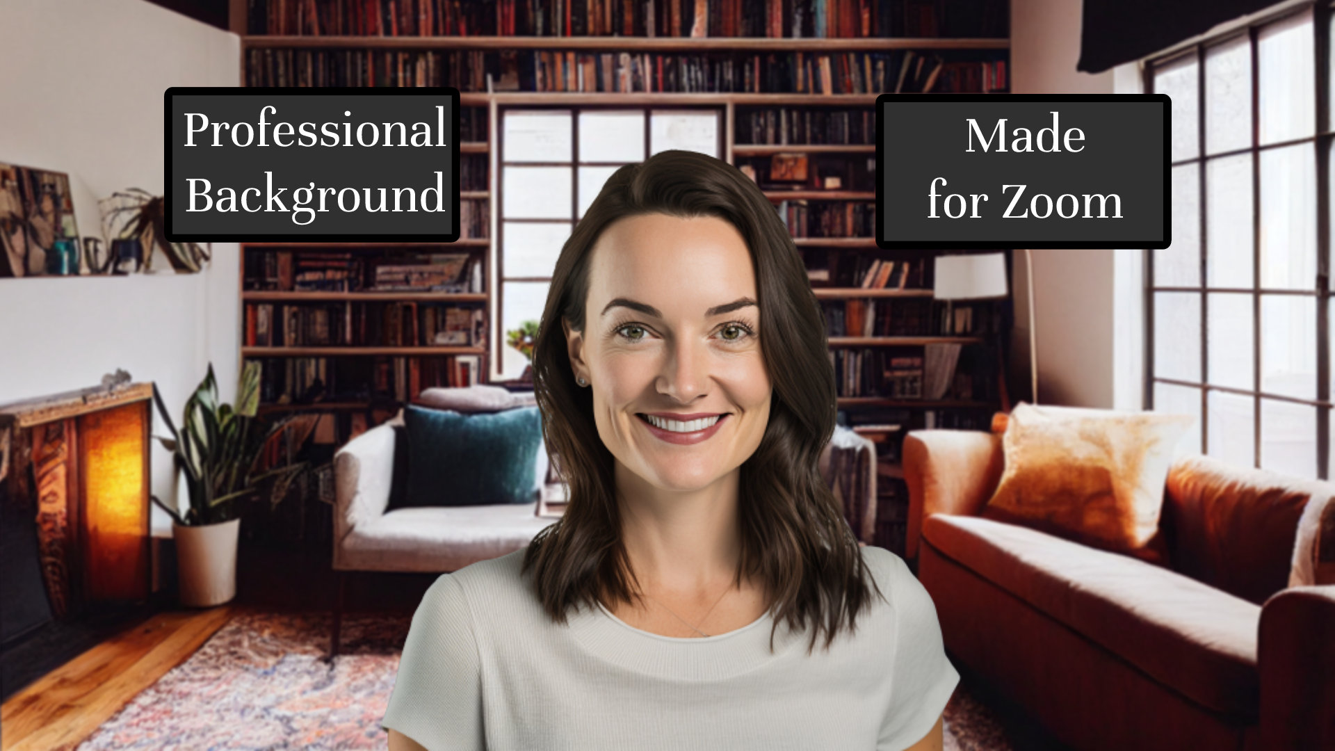 Cozy Boho Theme Zoom Backgrounds | Pack of 3 | Virtual Backgrounds for ...