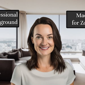 White Modern Zoom Backgrounds | Pack of 3 | Virtual Backgrounds for ...