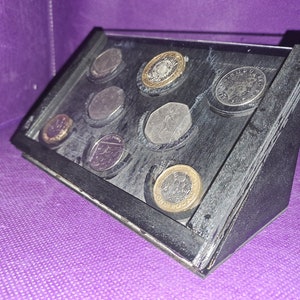 DIY Wooden Money Display Box With Perspex Screen - 75mm by 160mm and ...