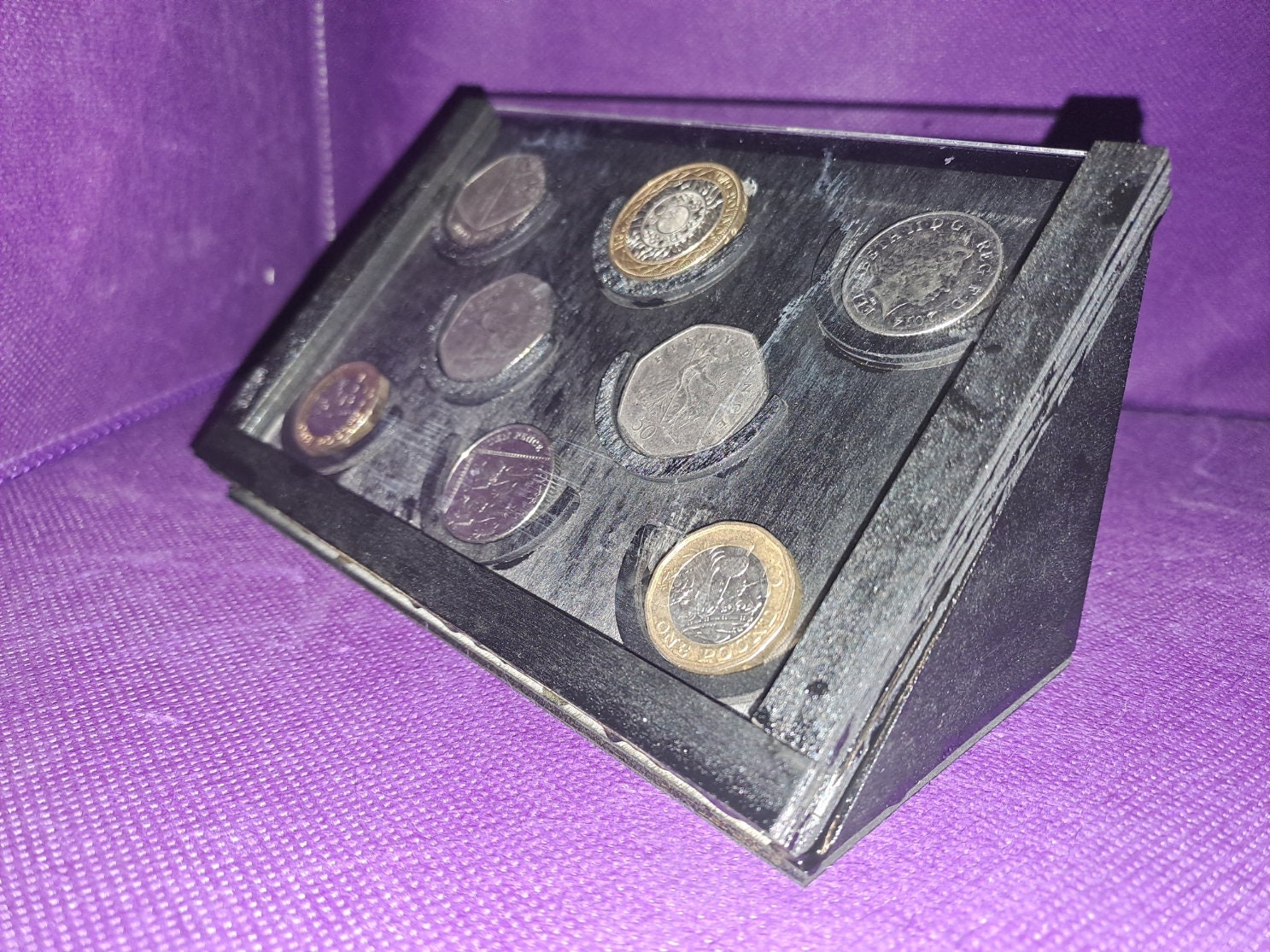 DIY Wooden Money Display Box With Perspex Screen - 75mm by 160mm and ...