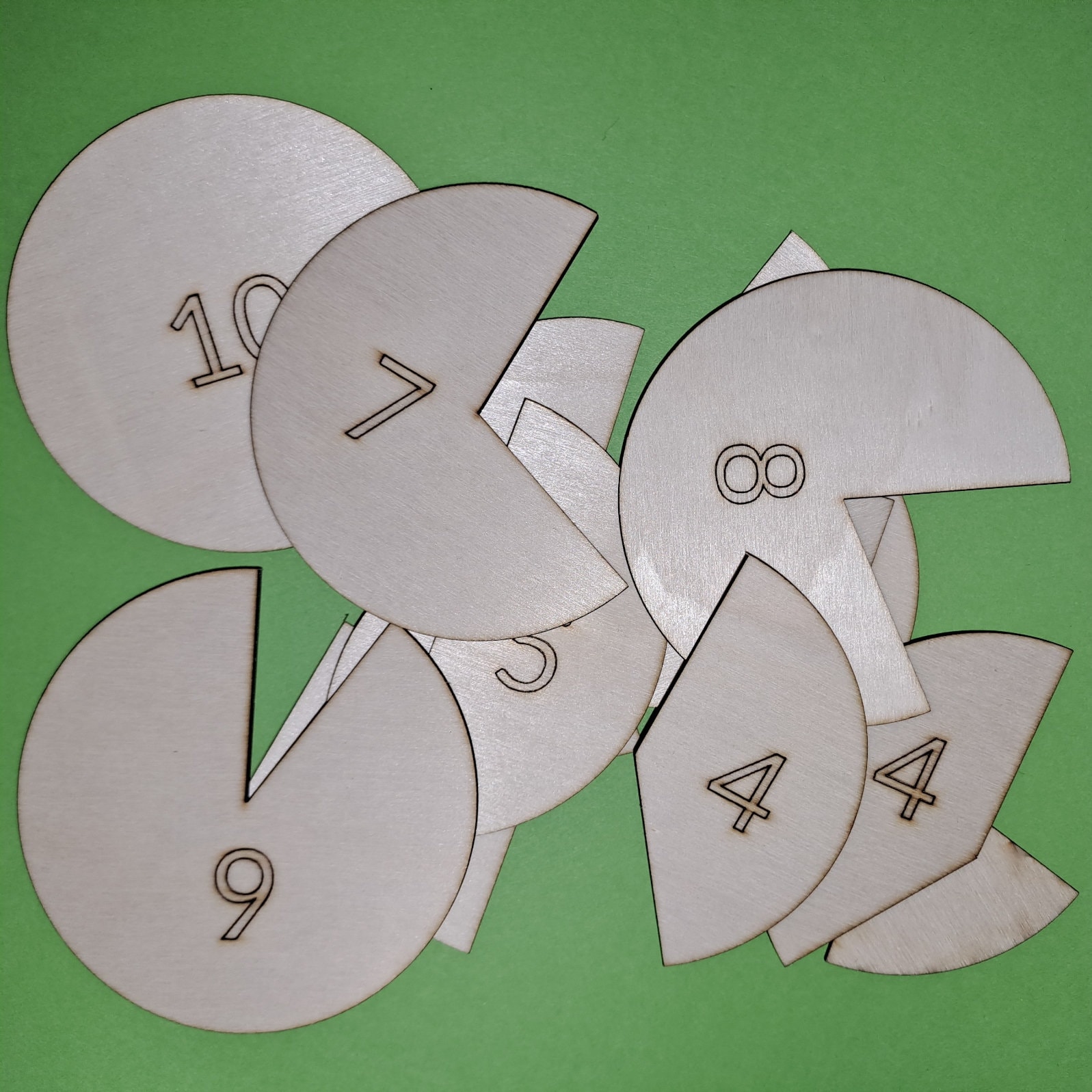 Number Bonds Pie With Booklet - 1 to 10 Included - EYFS School Home ...