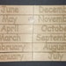 EYFS Wooden Calendar for School and Home Use - Day Month Year and Date ...