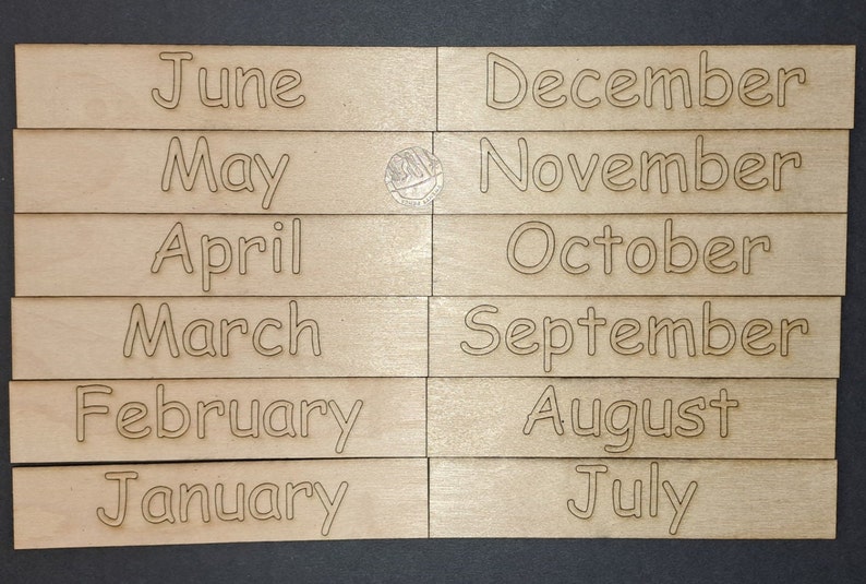 EYFS Wooden Calendar for School and Home Use - Day Month Year and Date ...