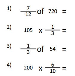 40 Fraction Maths Worksheets Percentage Decimals Fractions Fraction of ...