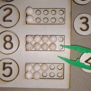 Counting and Reading Numbers 0 to 10 - Grid, Number Tiles and Wooden ...