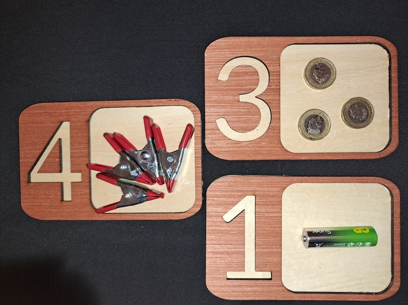 Individual Number Counting Frames (no Objects Inc.) 0 to 9. EYFS School ...
