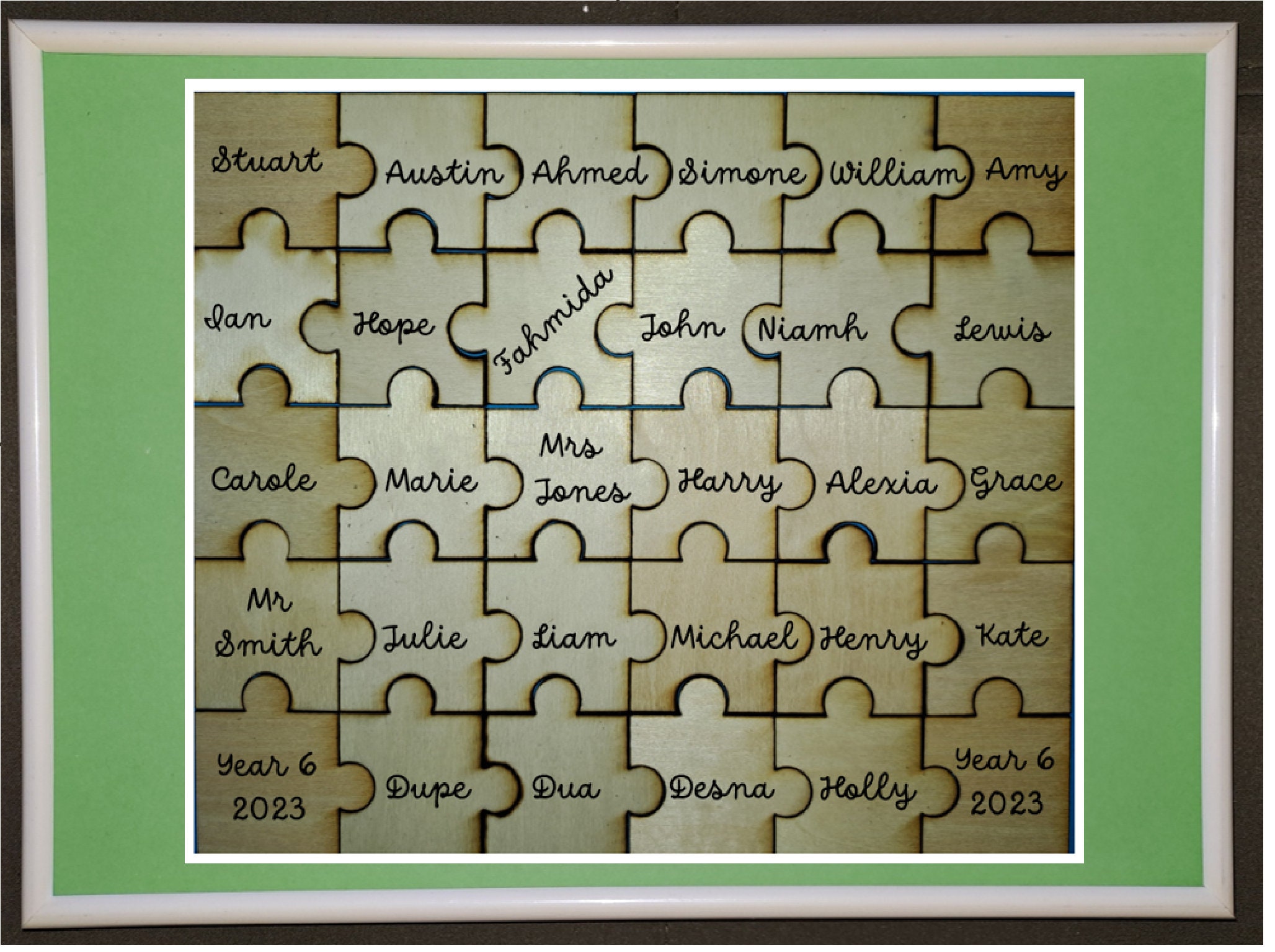 Personalised Good Luck Year 6 Noughts and Crosses Clovers and ...