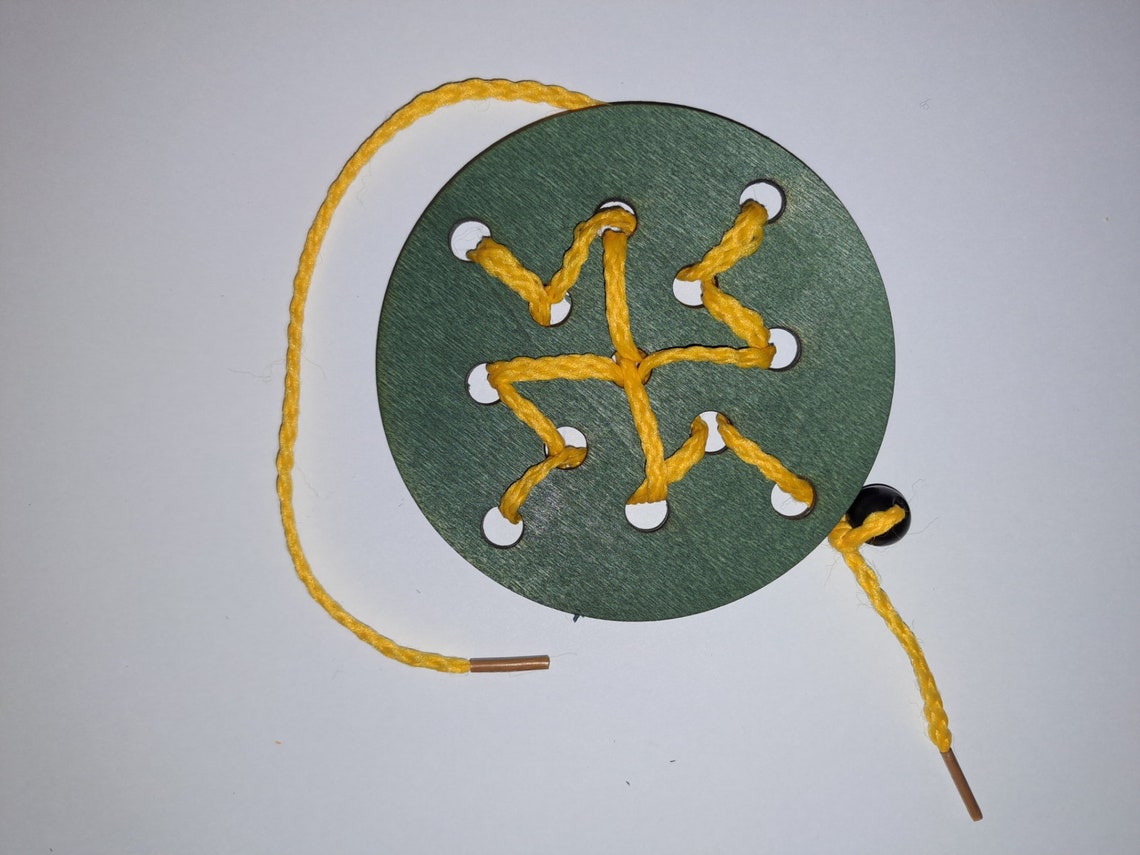 EYFS Threading Practise Simple Wooden 2D Shapes Maths - Etsy