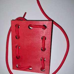 EYFS Set of 6 Threading Shapes - Simple Wooden 2D Shapes - Maths Shapes ...