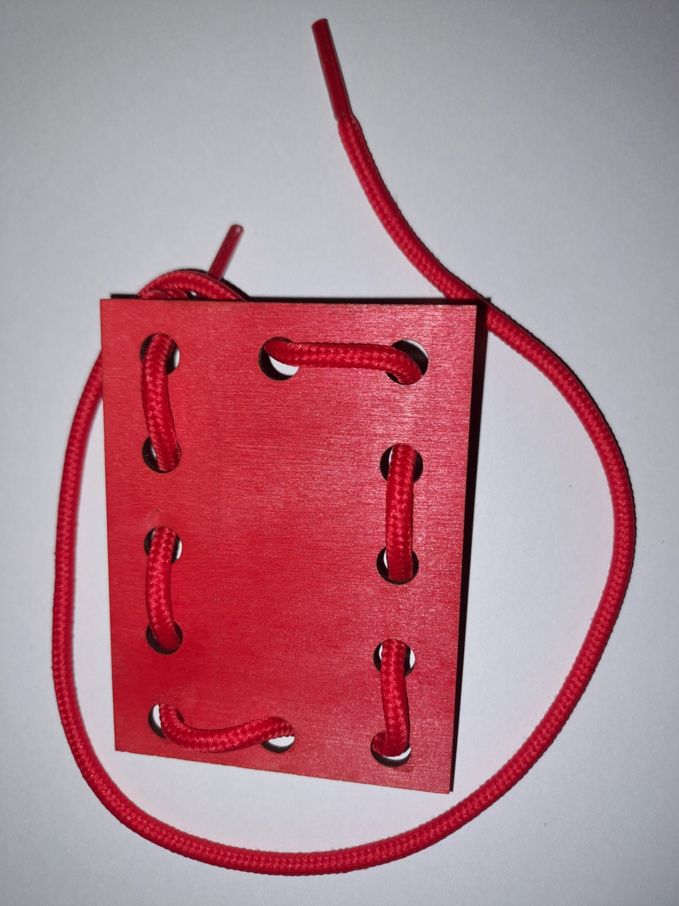 EYFS Set of 6 Threading Shapes - Simple Wooden 2D Shapes - Maths Shapes ...