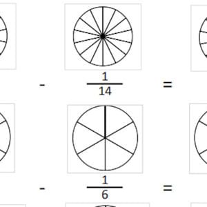 40+ Fraction Sheets Add and Subtract With Diagrams to Help - Etsy