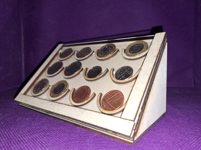 DIY Wooden Money Display Box With Perspex Screen - 75mm by 160mm and ...