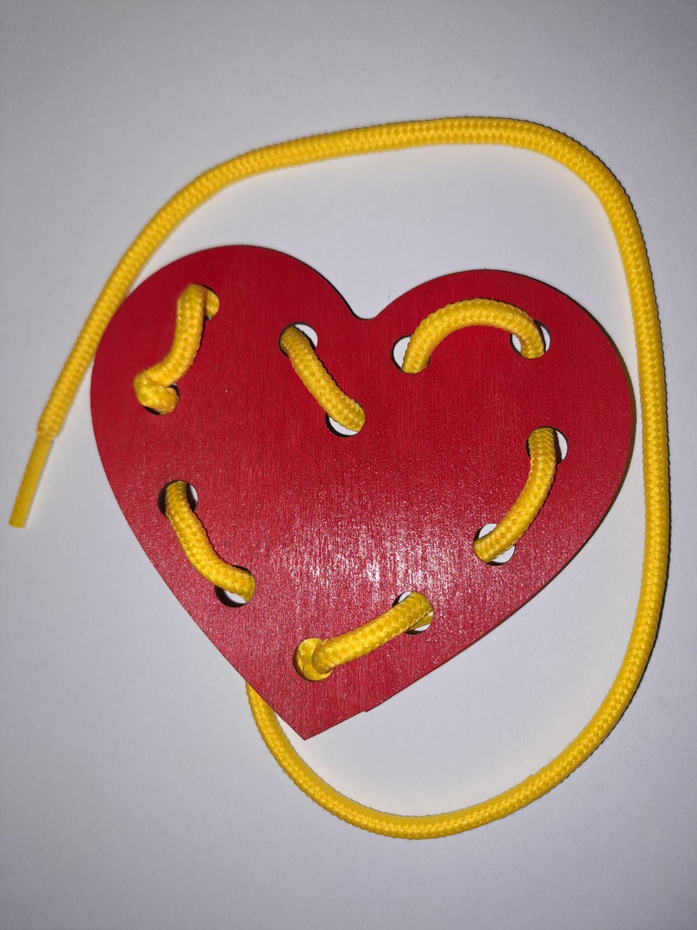 EYFS Set of 6 Threading Shapes - Simple Wooden 2D Shapes - Maths Shapes ...