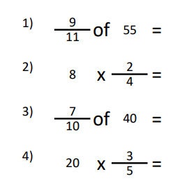 40 Fraction Maths Worksheets Percentage Decimals Fractions Fraction of ...
