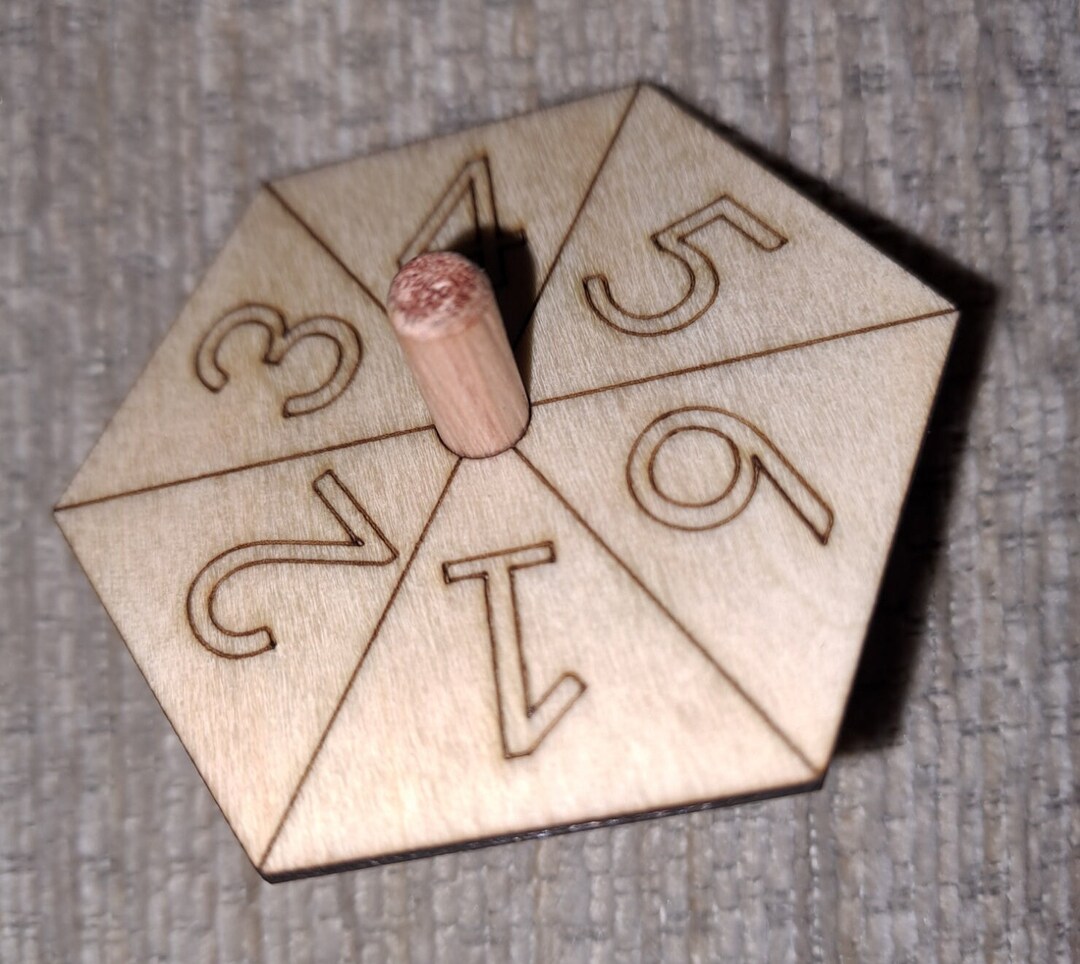 Build Your Own 6cm Maths Wooden Spinners - 2 Layers, Made With Wooden ...