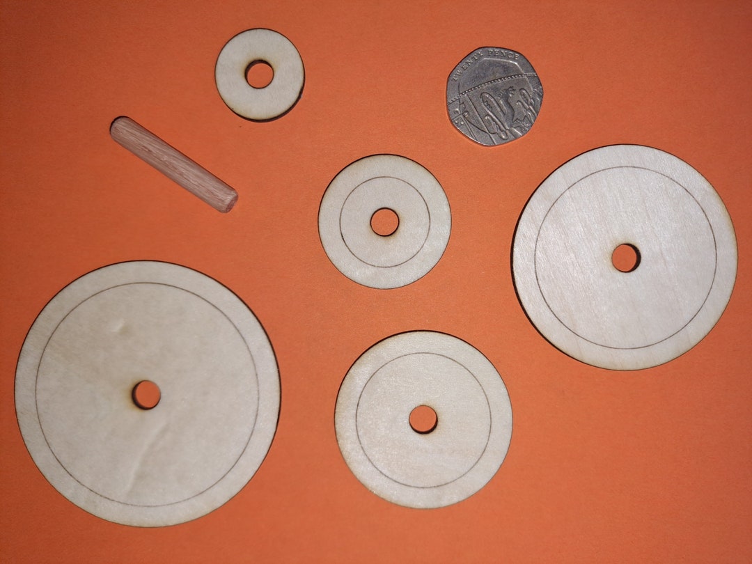 Build Your Own 6cm Wooden Spinners - 5 Layers High, Made With Wooden ...