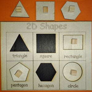 5 Different Varied Shape Slot Boards - Simple Wooden 2D Shapes - Maths ...