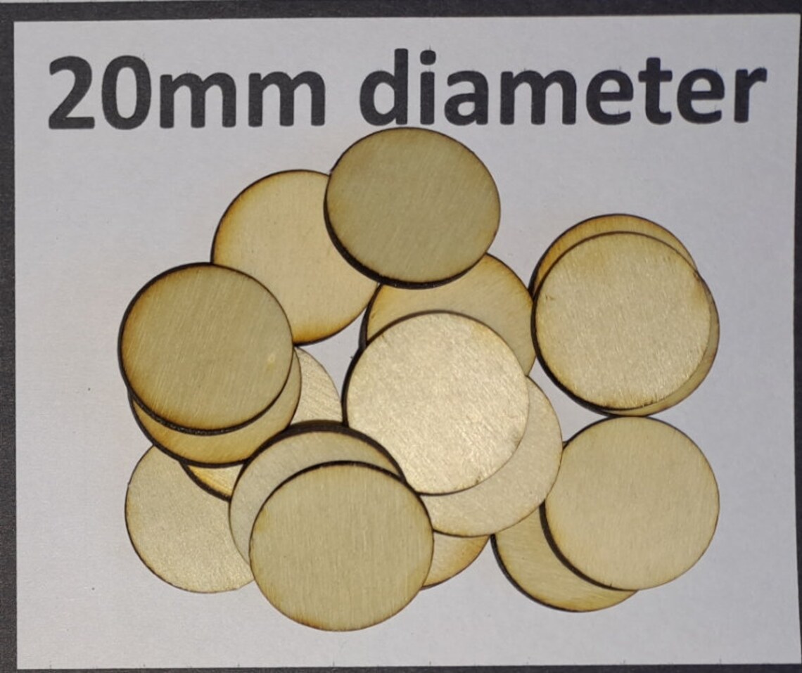 Wooden Counter Packs 12mm to 30mm, Packs From 50 to 1000. - Etsy