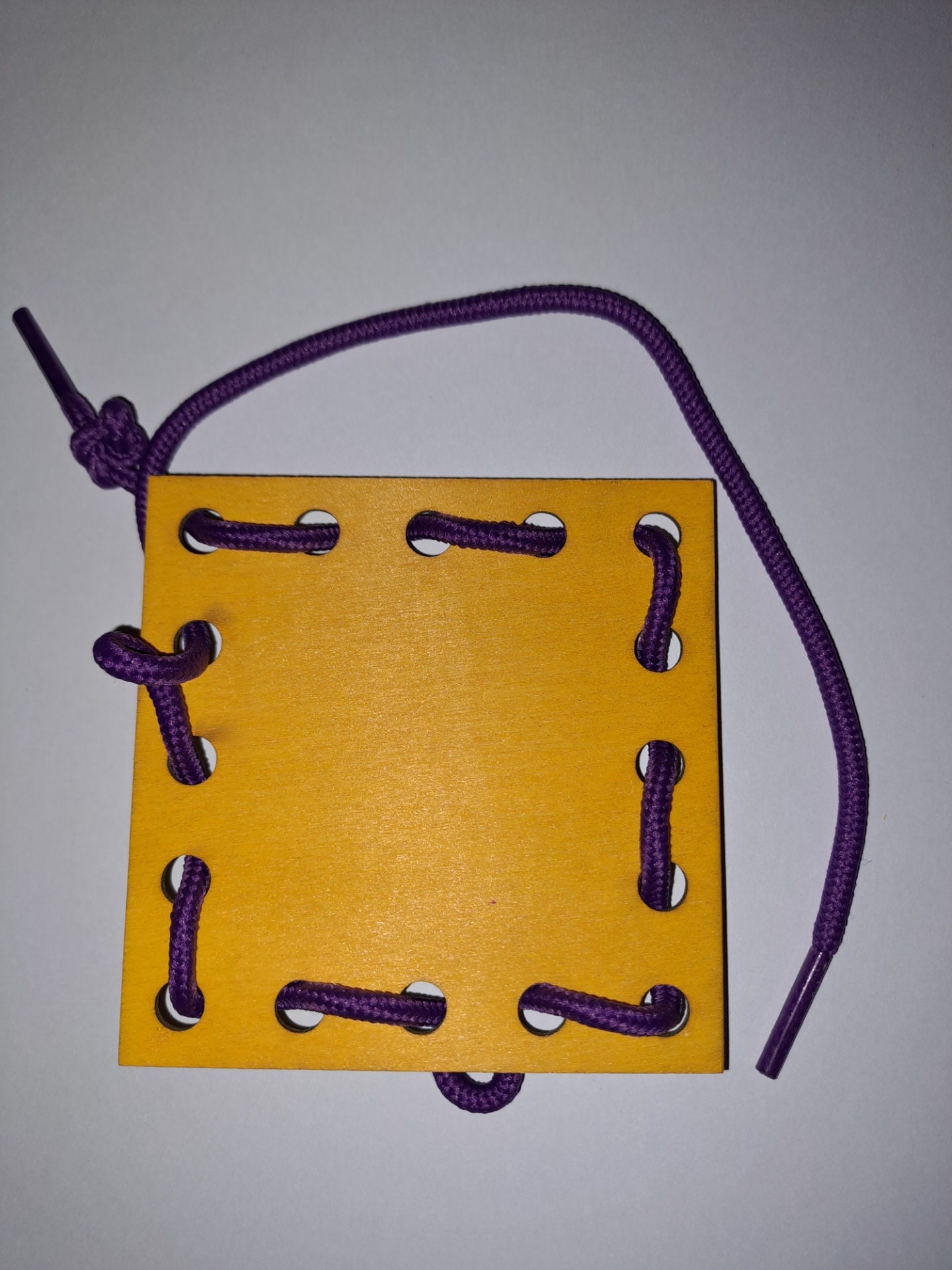 EYFS Set of 6 Threading Shapes - Simple Wooden 2D Shapes - Maths Shapes ...