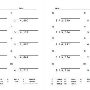300 Maths Worksheets for Formal Addition, Subtraction, Multiplication ...