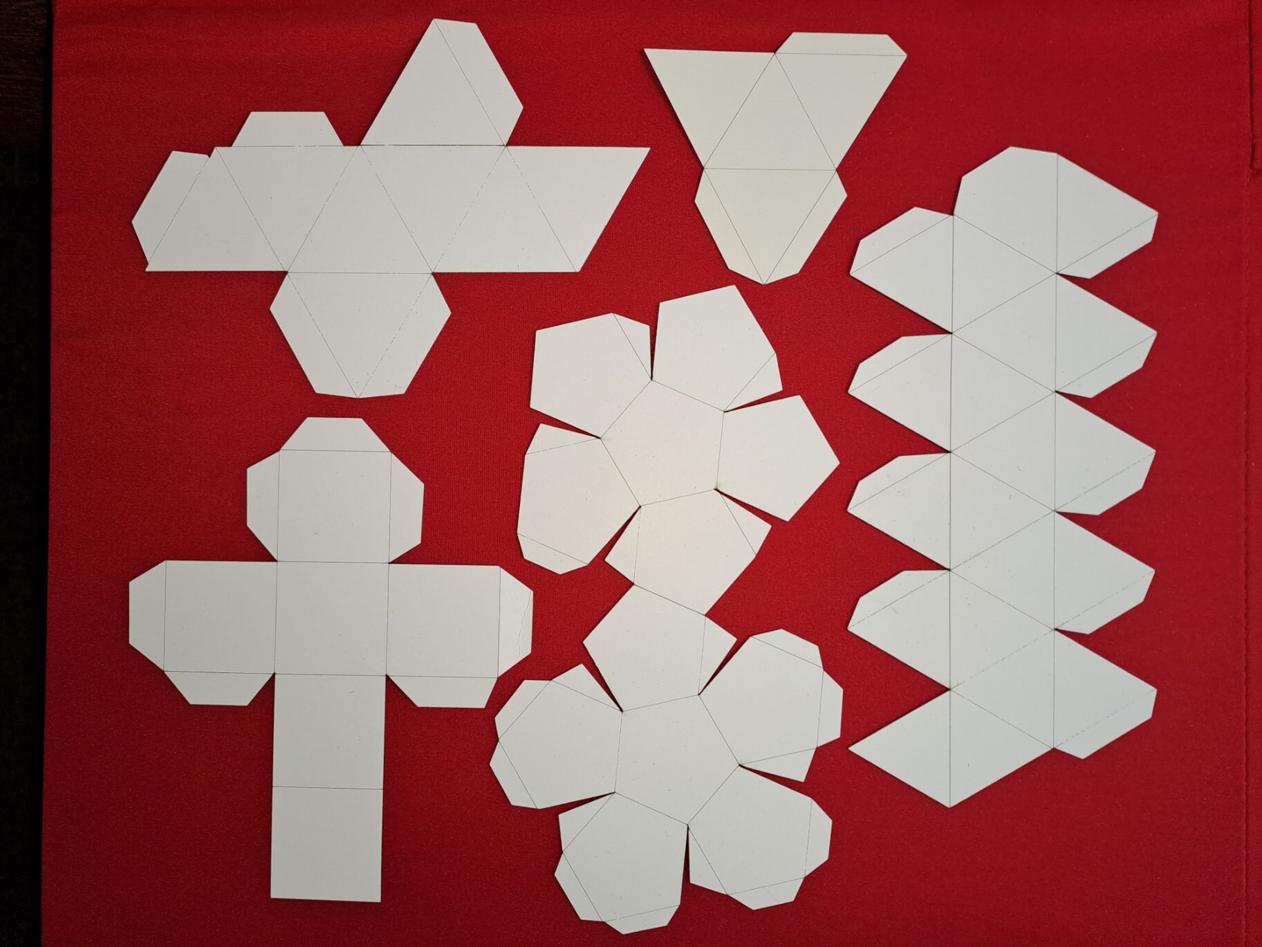 Platonic Solids Nets