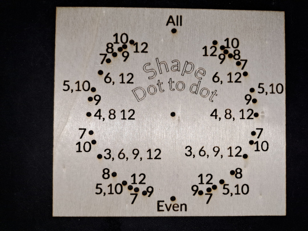 Shape Dot to Dot Creator - Creates All the Equilateral Shapes From 3 to ...