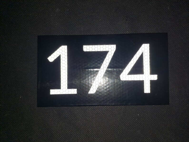 Reflective Wooden Door Number- Laser Printed 3D Door Numbers Signs - Etsy