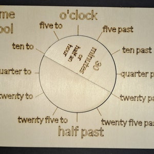 Telling Time Pie With Booklet - Every 5 Minutes Included and Basic Time ...